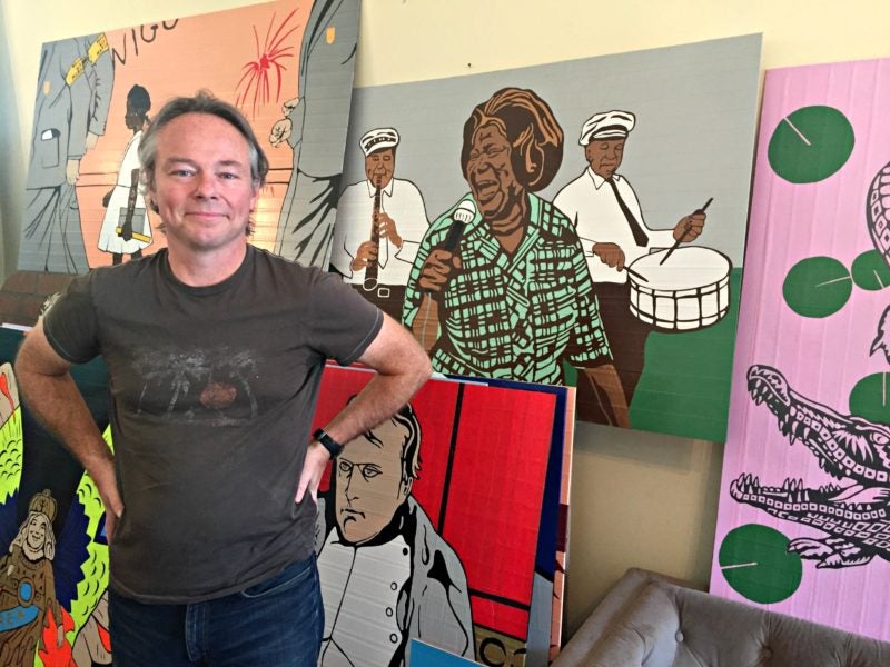 Caught on tape: Artist Justin Lundgren tells of his tricentennial duct ...